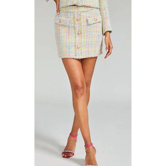 Generation Love | Skirts | New Generation Love Posh Tweed Skirt In ...